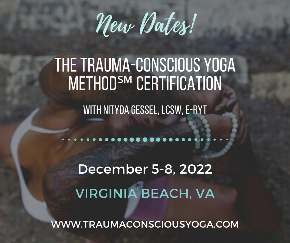 The Trauma-Conscious Yoga Method℠ Certification Training, Virginia ...